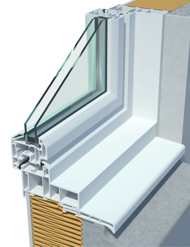 Fenêtre PVC moderne - EFFYBELLE² FRAPPE PVC